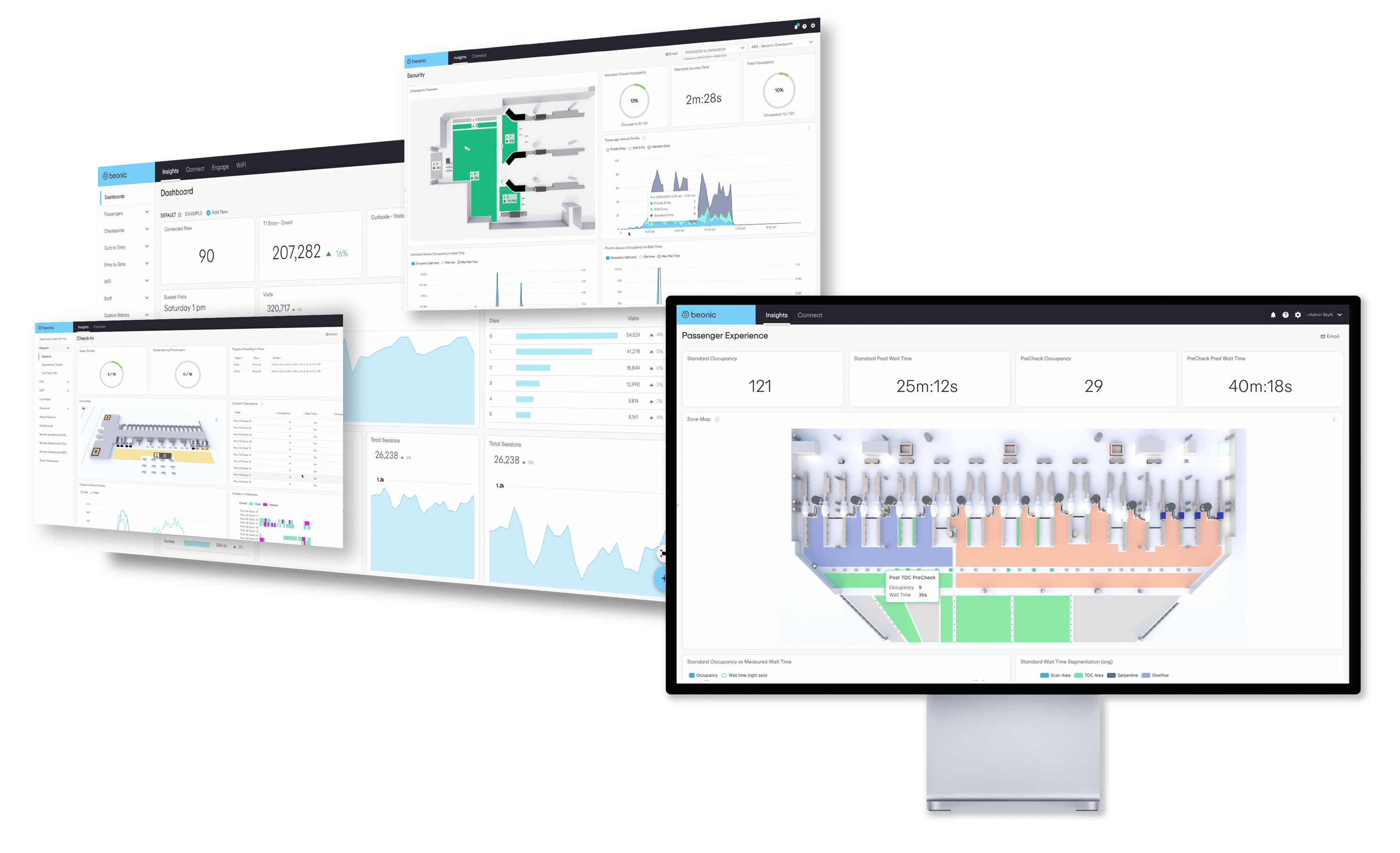 Optimising Passenger Processing with a Real-Time Queue Management System